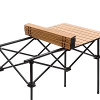 China Aluminum Folding Camping Table 120x60x66cm Lightweight Portable High Table 30kg Capacity for sale