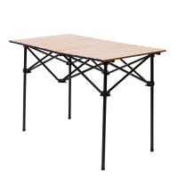 China Aluminum Folding Camping Table 120x60x66cm Lightweight Portable High Table 30kg Capacity for sale