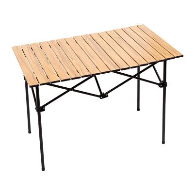 China Aluminum Folding Camping Table 120x60x66cm Lightweight Portable High Table 30kg Capacity for sale