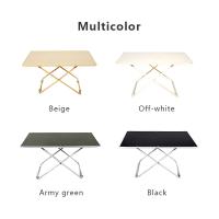 China Lightweight Aluminum Fold Up Camping Table With Collapsible Legs Alu Tactical Table for sale
