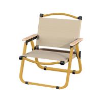 China Long Lasting Metal Portable Camping Chair Folding Black Comfortable for sale