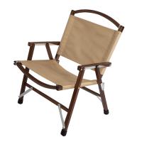 China Eco Friendly Beech Wood Folding Camping Chair 120kg Capacity Lightweight 2.4kg for Outdoor Picnic for sale