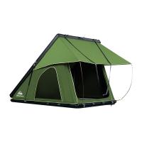 China Weatherproof Triangle Roof Top Tent Hard Shell Camper 212x131x155cm Open 300gsm Polyester for sale