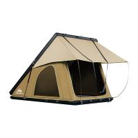 China Weatherproof Triangle Roof Top Tent Hard Shell Camper 212x131x155cm Open 300gsm Polyester for sale