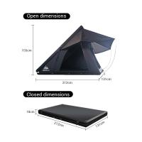 China Hard Shell Aluminum Roof Top Tent 212x131x155cm for SUV Van Camping 65kg for sale