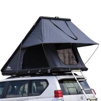 China Ultralight Hard Shell Aluminium Roof Top Tent 212x131x155cm 300gsm Polyester for sale