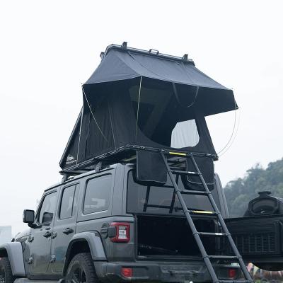 China Hard Shell Aluminum Roof Top Tent 212x131x155cm for SUV Van Camping 65kg for sale
