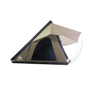 China Ultralight Hard Shell Aluminium Roof Top Tent 212x131x155cm 300gsm Polyester for sale