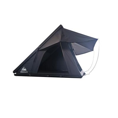 China Ultralight Hard Shell Aluminium Roof Top Tent 212x131x155cm 300gsm Polyester for sale