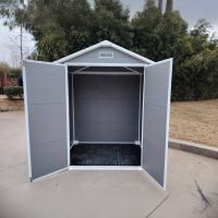 China 6x4ft Knocked-down Structure Backyard Storage Shed Double Swing Door Outdoor Storage Shed for sale