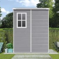 China Durable Eco-Friendly Plastic Garden Shed Windproof Outdoor Storage Shed for sale