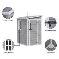 China Easy Assembly Garden Storage Shed Customized Color Outdoor Storage Shed for sale