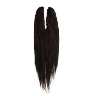 China Remy Human Hair U Part Topper 16 Inch 60g Add Volume and Length Natural Look for sale