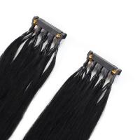 China 100% Remy Human Hair 6D Hair Extensions 14-28 Inch 12 Month Life Dyeable for sale