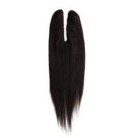 China Remy Human Hair U Part Topper 60g 16 Inch Lace Weft Undervent Coating for Women for sale