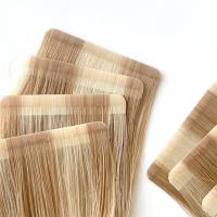 China Customization Salon Double Drawn Cuticle Aligned Seamless Human Tape Hair Extensions for sale