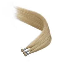 China 100% Remy Human Hair Handtied Wefts Double Drawn 14-26 Inch 100g per Bundle for sale
