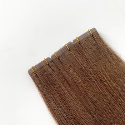 China Russian Remy Human Hair Tape Hair Extensions 12-26 Inch Natural Double Sided Tape Ins for sale