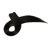 China 100% Remy Human Hair Machine Weft Extensions 14-26 Inch Cuticle Intact Double Drawn for sale