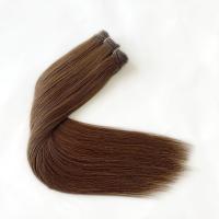 China 100% Virgin Russian Human Hair Machine Weft Extensions 14-26 Inch Cuticle Aligned Dyeable for sale