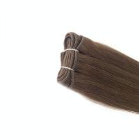 China 100% Virgin Russian Human Hair Machine Weft Extensions 14-26 Inch Cuticle Aligned Dyeable for sale