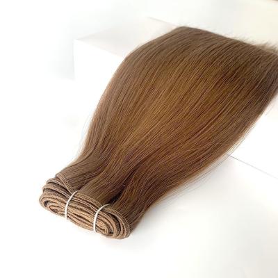 China Double Drawn Cuticle Aligned Ombre Color Machine Weft Hair Extensions 100g 100% Remy Human Hair for sale