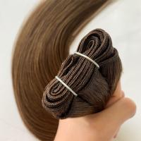 China Double Drawn Cuticle Aligned Ombre Color Machine Weft Hair Extensions 100g 100% Remy Human Hair for sale