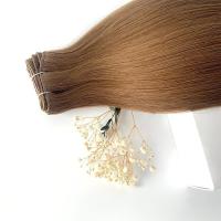China Double Drawn Cuticle Aligned Ombre Color Machine Weft Hair Extensions 100g 100% Remy Human Hair for sale