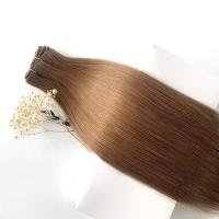 China Customized Request Double Drawn Remy Machine Weft Hair Extensions 100% Machine Sewing for sale