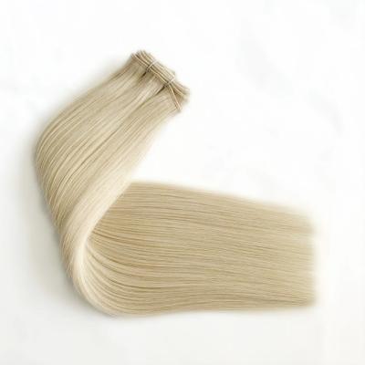 China 100g Remy Human Hair Machine Weft Sew-in Weave Bundles 14-26 Inch Straight Virgin Hair for sale