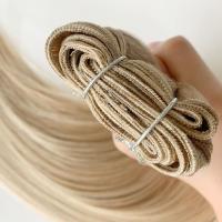 China 100g Remy Human Hair Machine Weft Sew-in Weave Bundles 14-26 Inch Straight Virgin Hair for sale