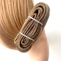 China 100g Remy Human Hair Machine Weft Double Drawn Virgin Hair Weave 14-26 Inch for sale