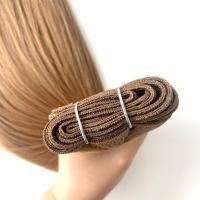 China 100g Remy Human Hair Machine Weft Double Drawn Virgin Hair Weave 14-26 Inch for sale