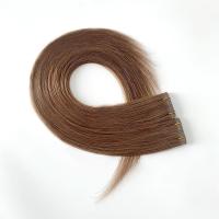 China 20 Inch Double Drawn Human Russian Hair Tape Extensions Customizable Lengths Colors for sale