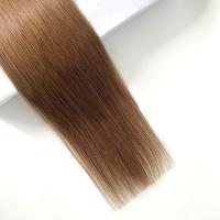 China 20 Inch Double Drawn Human Russian Hair Tape Extensions Customizable Lengths Colors for sale