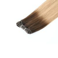 China 24 Inch Natural Straight Remy Human Hair Weft Extensions 100g Double Wefted Machine Weft for sale