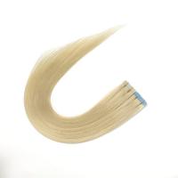 China Double Drawn Tape In Hair Extensions Real Remy European 100g 20 Inch No Shedding for sale