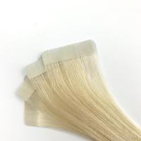 China Raw Indian Wavy Human Hair Tape Ins Extensions 18 Inch 40g Durable Tapes for sale