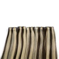 China 100% Remy Double Drawn Tape in Human Hair Extensions 12-26 Inch No Shedding for sale
