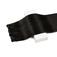 China 100% Remy Human Hair Machine Wefts 14-26 Inch Natural Wavy No Shedding Bulk Wholesale for sale
