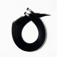China 100% Remy Human Hair Handtied Genius Weft Extensions Straight 14-26 Inch 100g per Bundle for sale