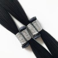 China 100% Remy Human Hair Handtied Genius Weft Extensions Straight 14-26 Inch 100g per Bundle for sale