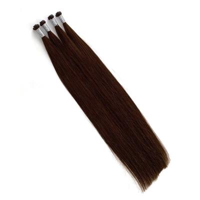 China 100% Human Virgin Remy Cuticle Aligned Russian Hair Weft 14-26 Inch Genius Cut Technology for sale
