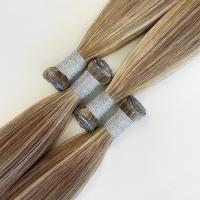 China 100% Remy Human Hair Straight Invisible Genius Weft Extensions 14-26 Inch Double Drawn for sale