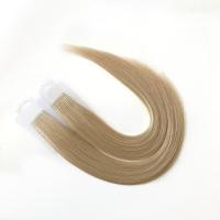 China Invisible Hand Tied Tape Human Hair Extension 4cm x 0.8cm Seamless Pre Bonded for sale