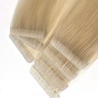 China Invisible Seamless Tape Hair Extensions 100% Remy Human Hair 12-26 Inch Hand Tied for sale