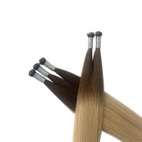 China 100g Double Drawn Straight Remy Human Hair Weft 14-26 Inch Flat PU Russian Hair Extensions for sale