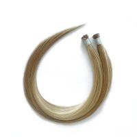 China 100% Remy Human Hair Genius Weft Extensions Invisible Single Weft Double Drawn 14-26 Inch Custom Colors for sale