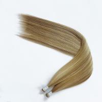 China 100% Remy Human Hair Genius Weft Extensions Invisible Single Weft Double Drawn 14-26 Inch Custom Colors for sale