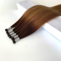 China 100g Remy Human Hair Genius Weft Double Drawn Cuticle Aligned 14-26 Inch for sale